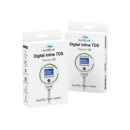 AUTO AQUA - Digital Inline TDS Titanium S2 - Reverse osmosis TDS meter