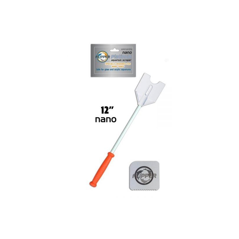 FLIPPER - Flipper Platinum Scraper Nano - Aquarium Scraper