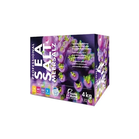 FAUNA MARIN - Professional Sea Salz - 4 kg Carton - Sea salt for reef ...