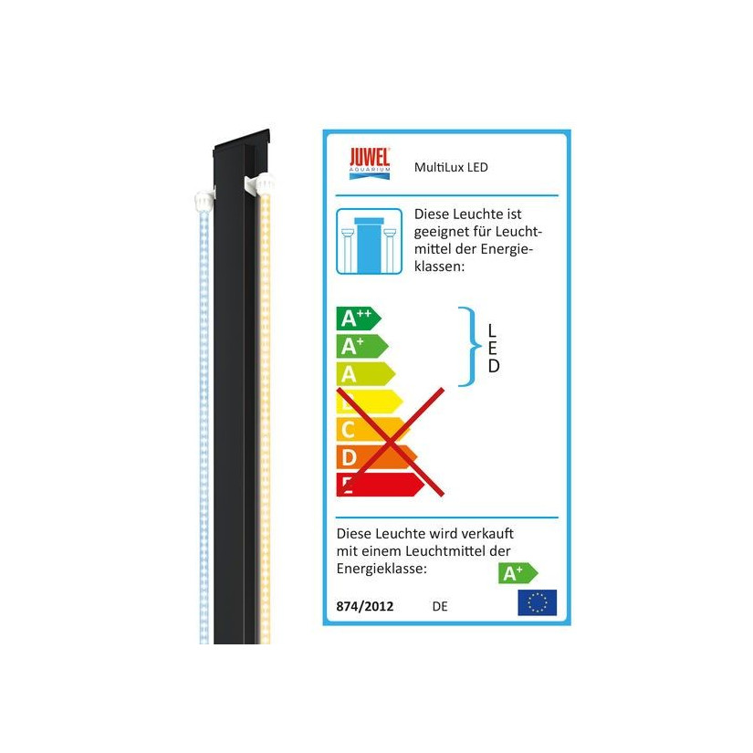 JUWEL - MultiLux LED - 42 W - LED-Beleuchtung 120 cm - Für Rio 240, 300 ...