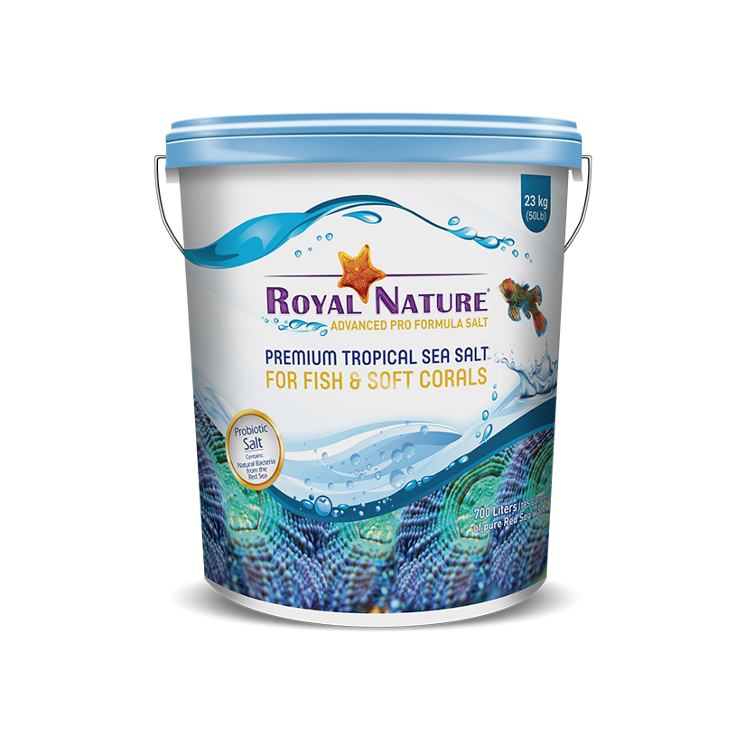 ROYAL NATURE - Premium Sea Salt - 23kg bucket - Natural salt for reef ...