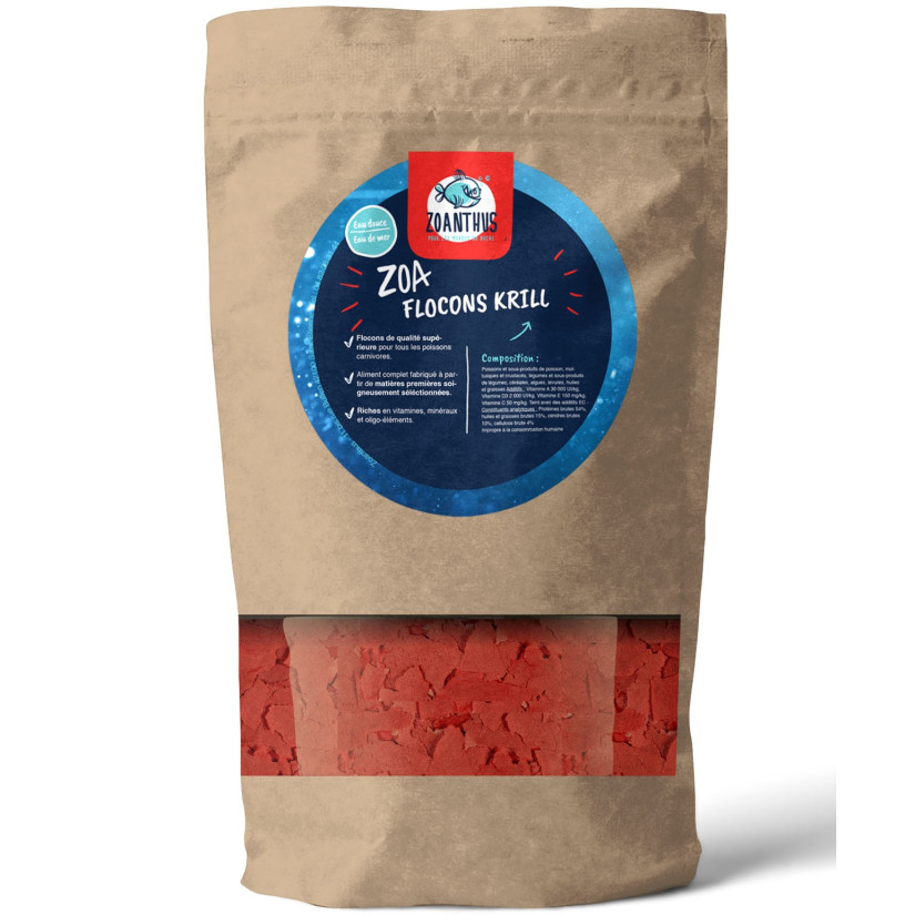 Zoanthus.fr - Krill flakes - 500ml - Premium fish flakes