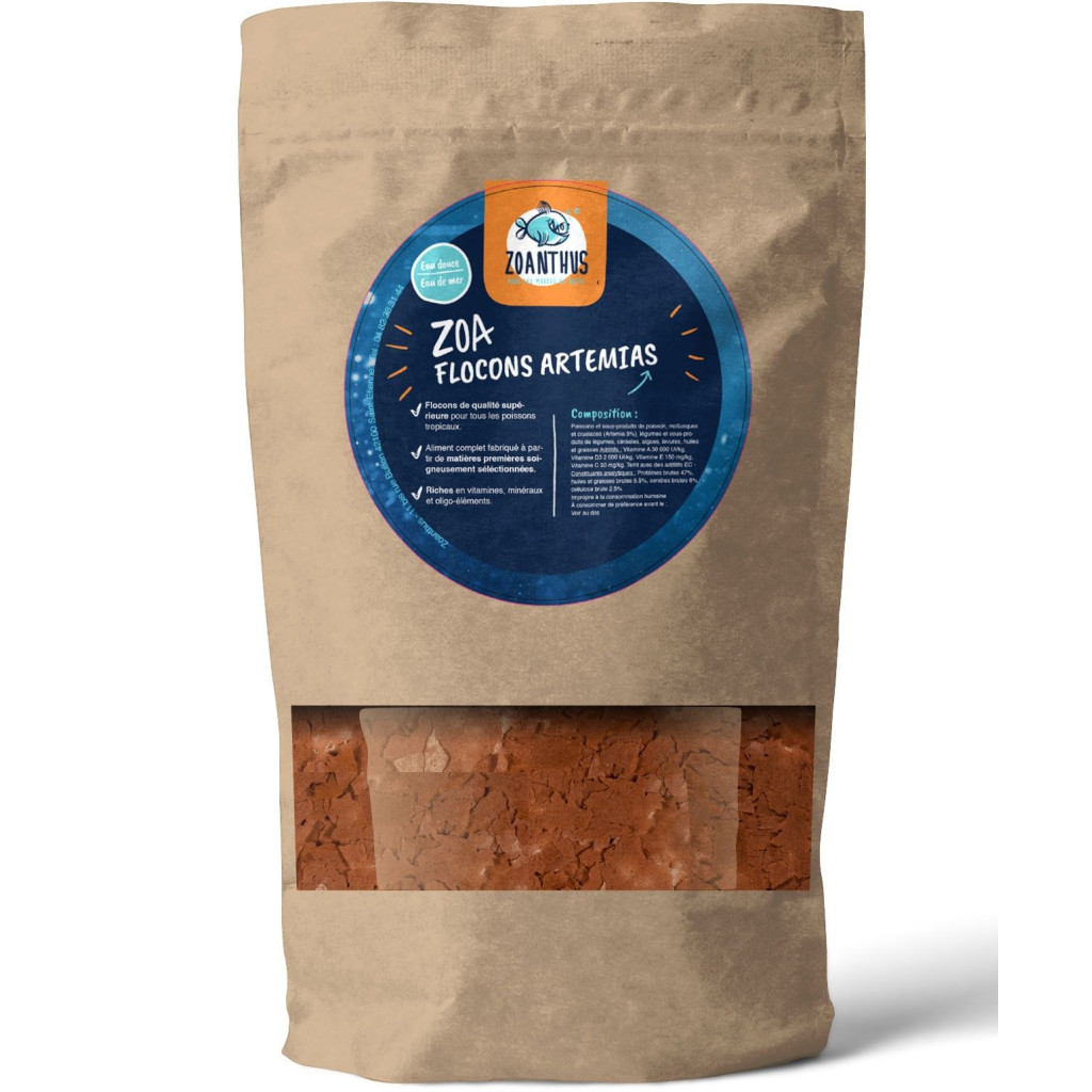 Zoanthus.fr - Artemia flakes - 500ml - Premium flakes for fish