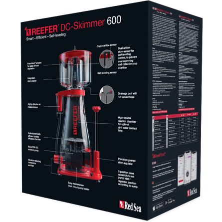 RED SEA - REEFER Skimmer 600 DC - Écumeur pour aquarium jusqu'à 1200l