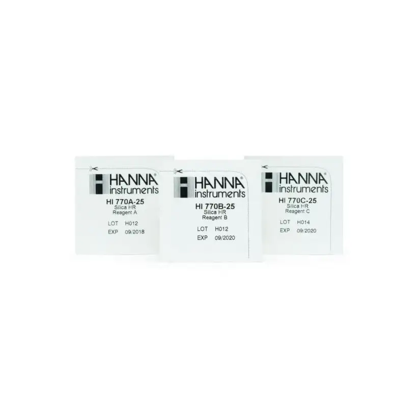 Hanna Instruments - Silica Reagents, Broad Range (HI770), 25 Tests