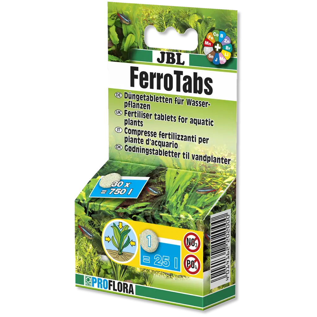 JBL - FerroTabs - Fertilizante para plantas - 30 tabletas