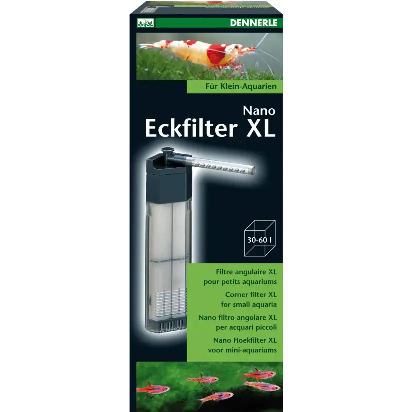 DENNERLE - Nano Eckfilter XL - Filtro de canto - Até 60 L