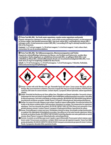 TETRA - NH3 Test - Ammonia Analysis