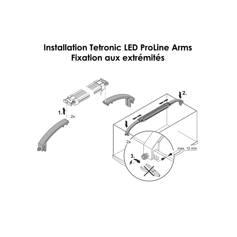 TETRA – Tetronic-Arme – Tetra LED-Rampen-Montagehalterung