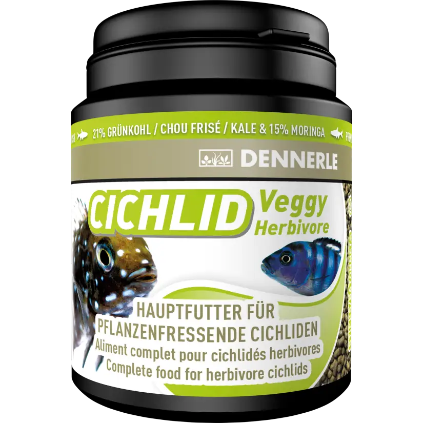 DENNERLE - Cichlid Veggy - 200ml - Food for carnivorous cichlids